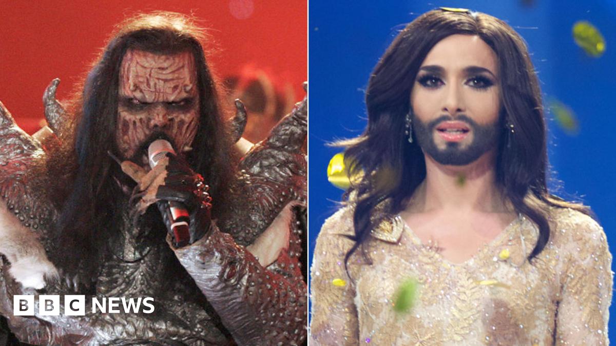 Eurovision Song Contest: Nine looks that rocked - BBC News