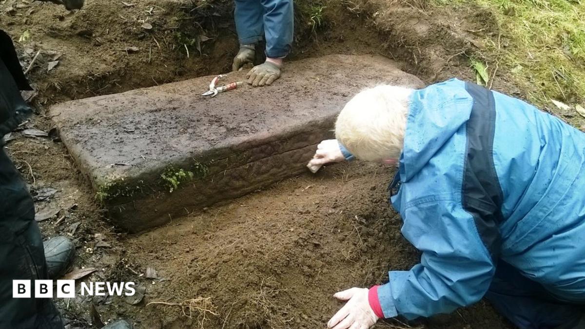 Rare 1,200-year-old Pictish stone found near Dingwall - BBC News