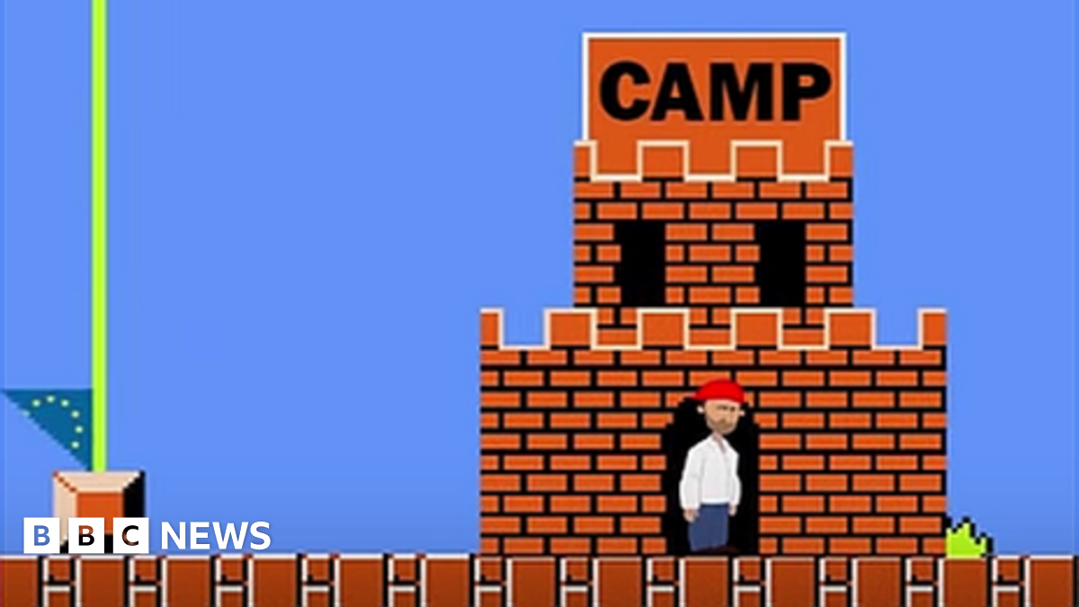 Refugee Mario: The video game of the migrant crisis - BBC News