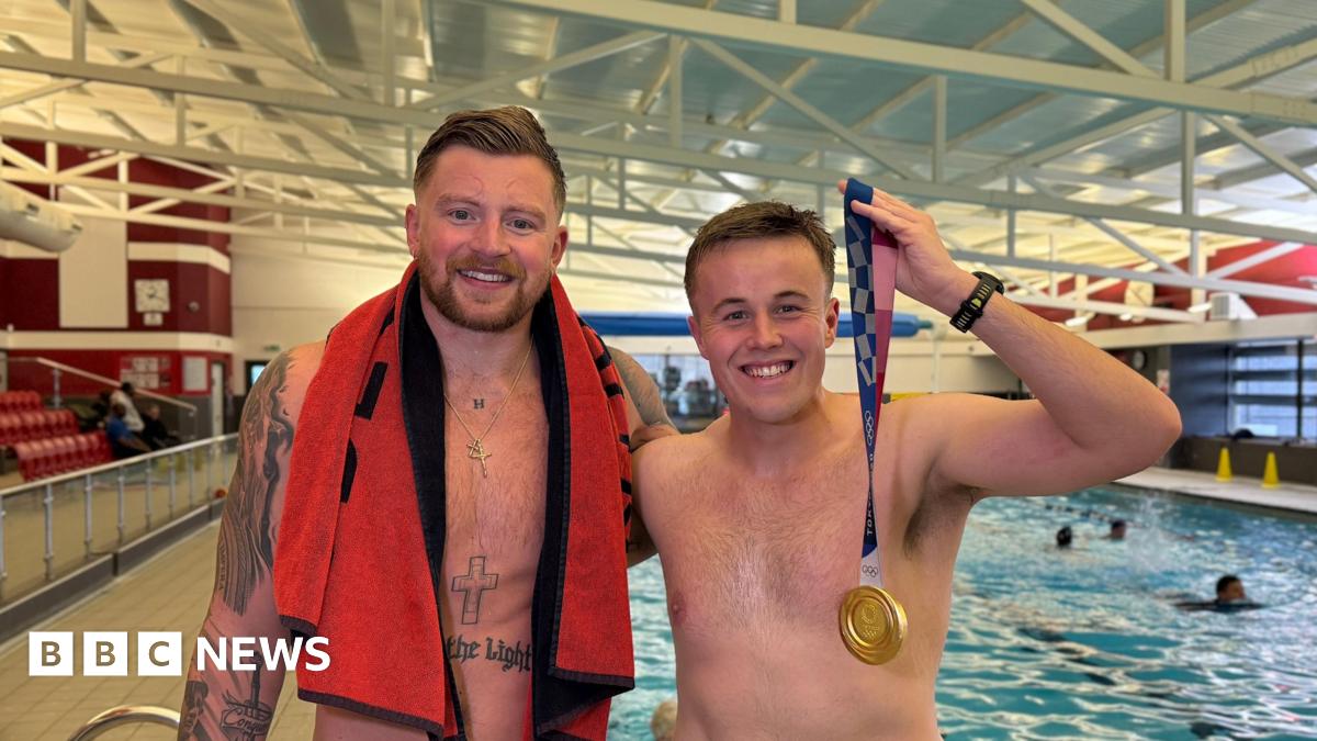 'Adam Peaty helped me learn to swim' - BBC News