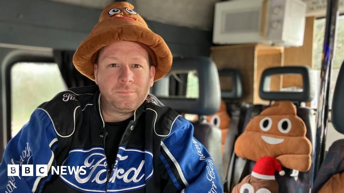 "My poo bus has been told it lowers the tone - but kids love it" - BBC News