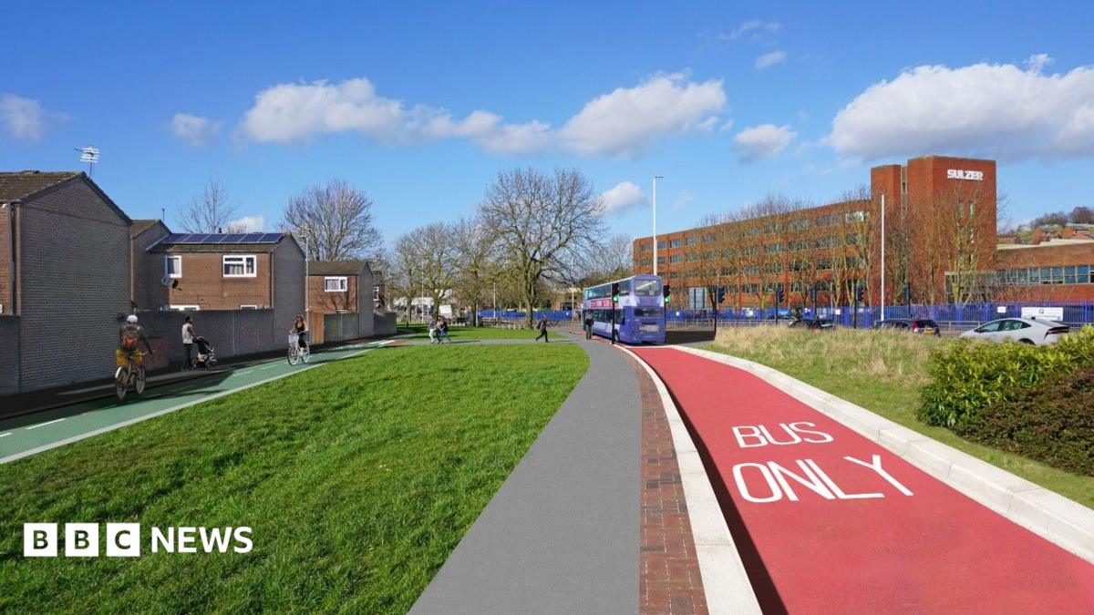 Bus and bike lanes planned for busy Leeds roads - BBC News