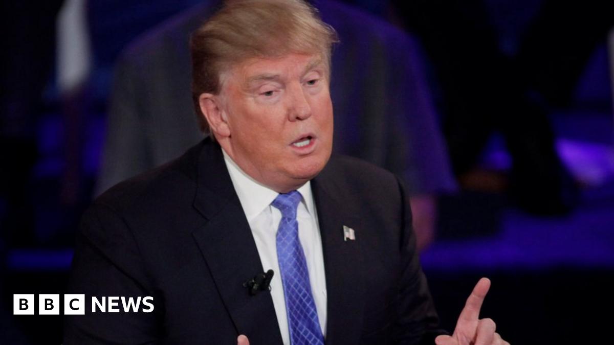 US election: Trump steps back from Republican support pledge - BBC News