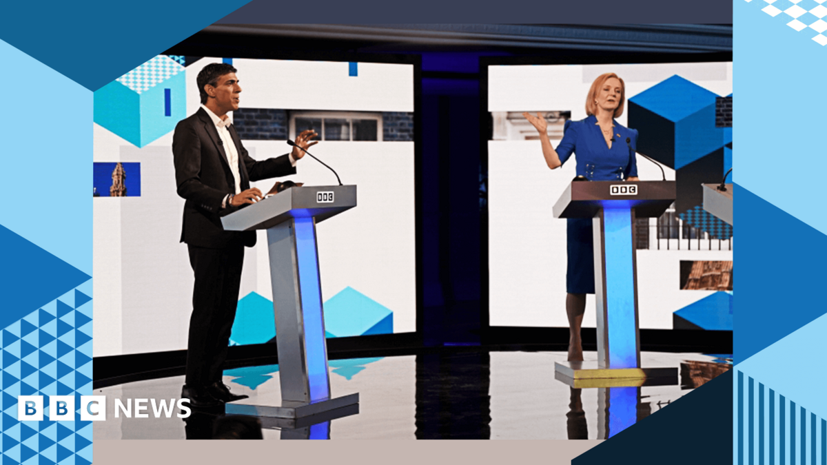 Tory leadership debate: Five key moments from Truss-Sunak clash - BBC News