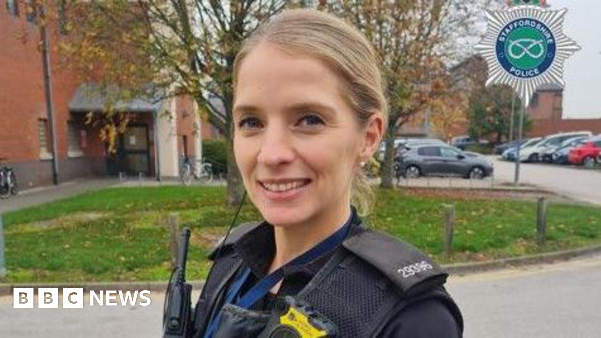 Student Staffordshire Police officer who saved a man's life wins award ...