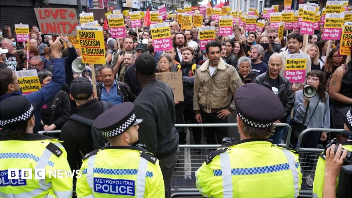 How the tide turned after a week of riots in the UK - BBC News