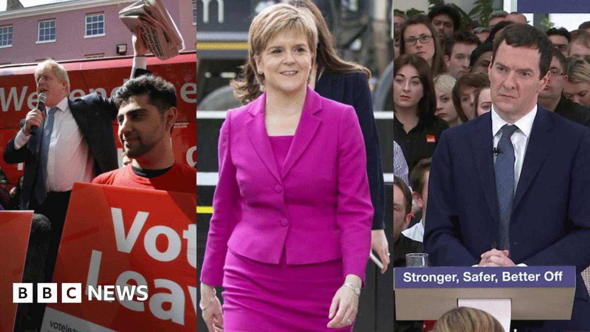 Sturgeon says 'fear-based' argument for EU may backfire - BBC News