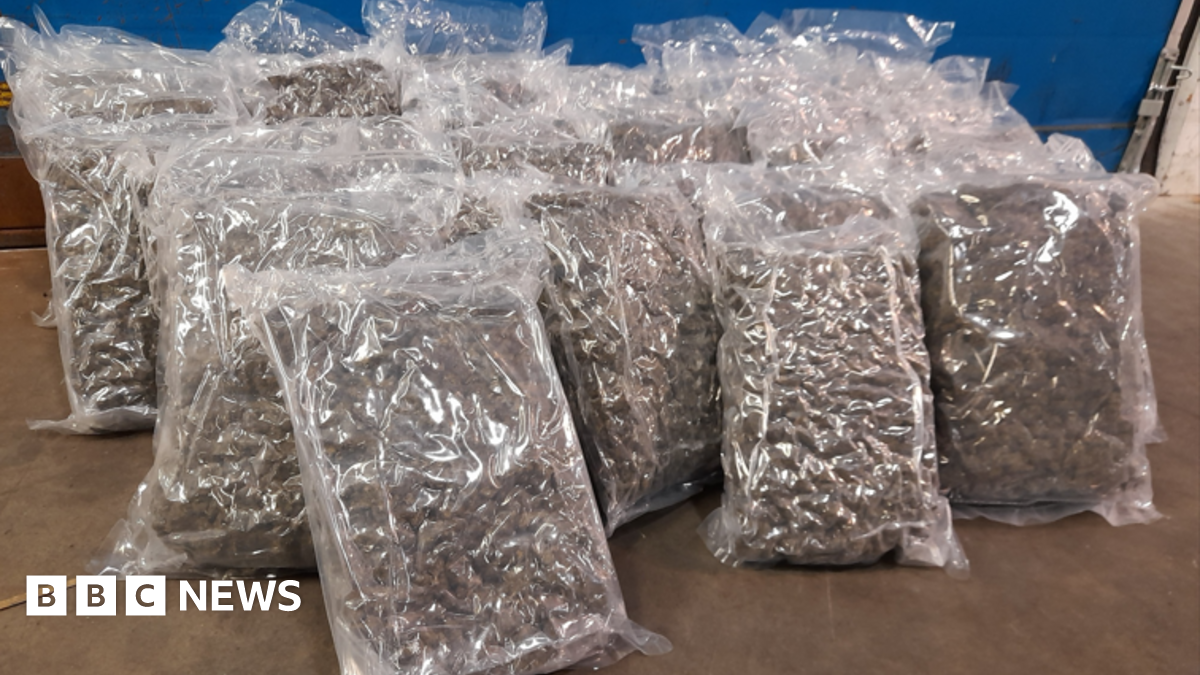 Cannabis worth €750k seized in Dublin 13 - BBC News