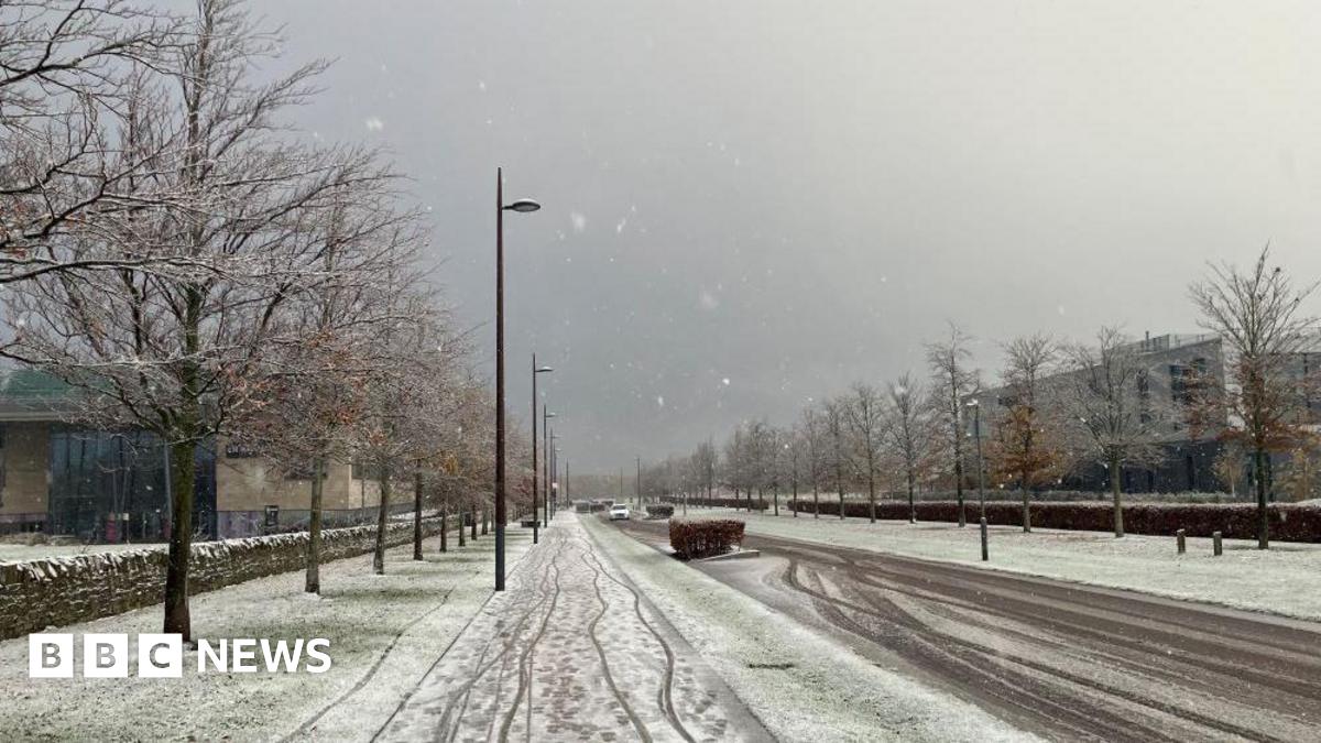 Inverness sees Scotland's first snowfall of season - BBC News