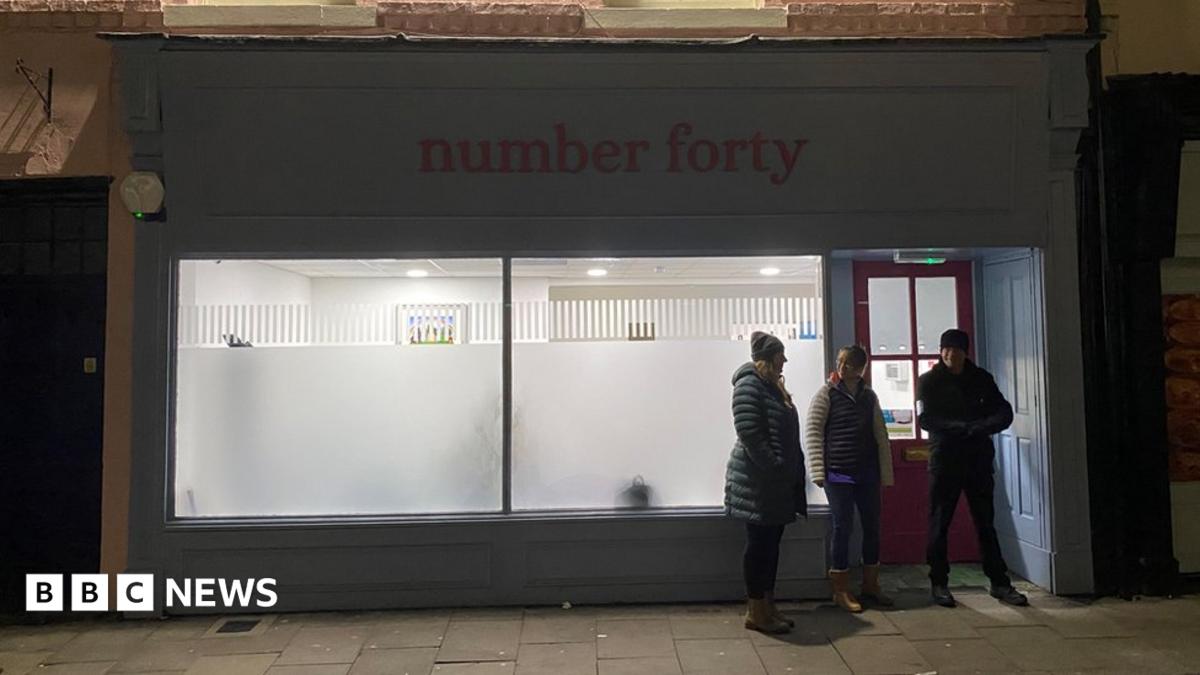 Inside Number Forty: A night at Darlington's safe space - BBC News