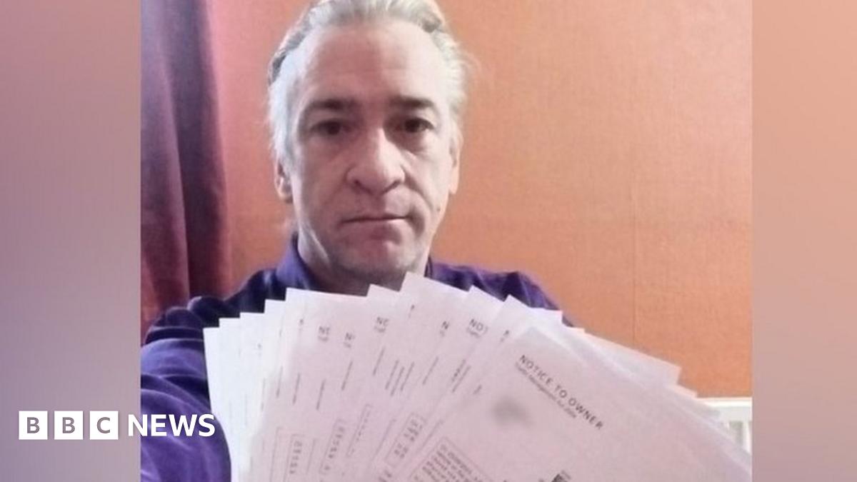 Barking: Man issued with 24 parking fines in three weeks - BBC News