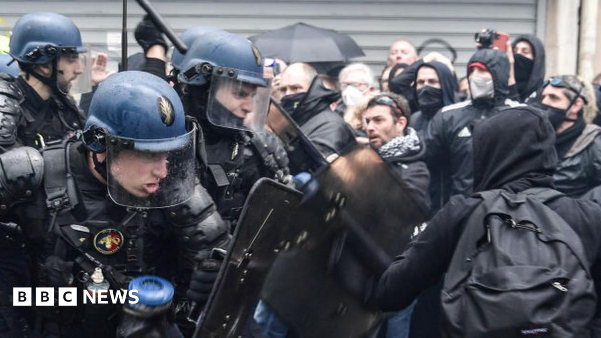 France protests: More than 100 police hurt in May Day demonstrations ...