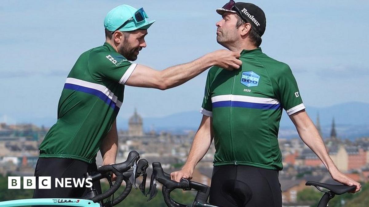 Epic challenge for MND cyclist who has defied the odds - BBC News