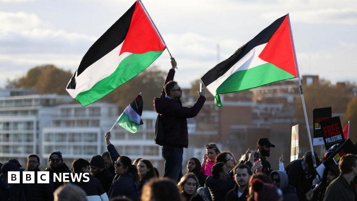 Pro-Palestinian protest draws 300,000 in London, as police make counter ...