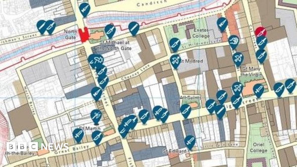 Medieval Murder Maps plots historic killings - BBC News