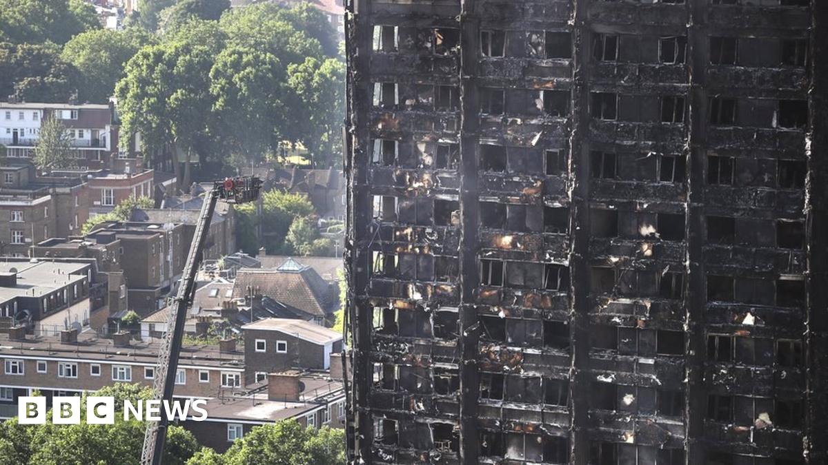 London fire: Tower block blaze aftermath in pictures - BBC News