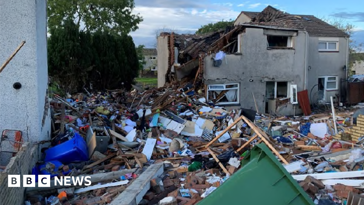 Corroded gas pipe led to Ayrshire house explosion, says report - BBC News