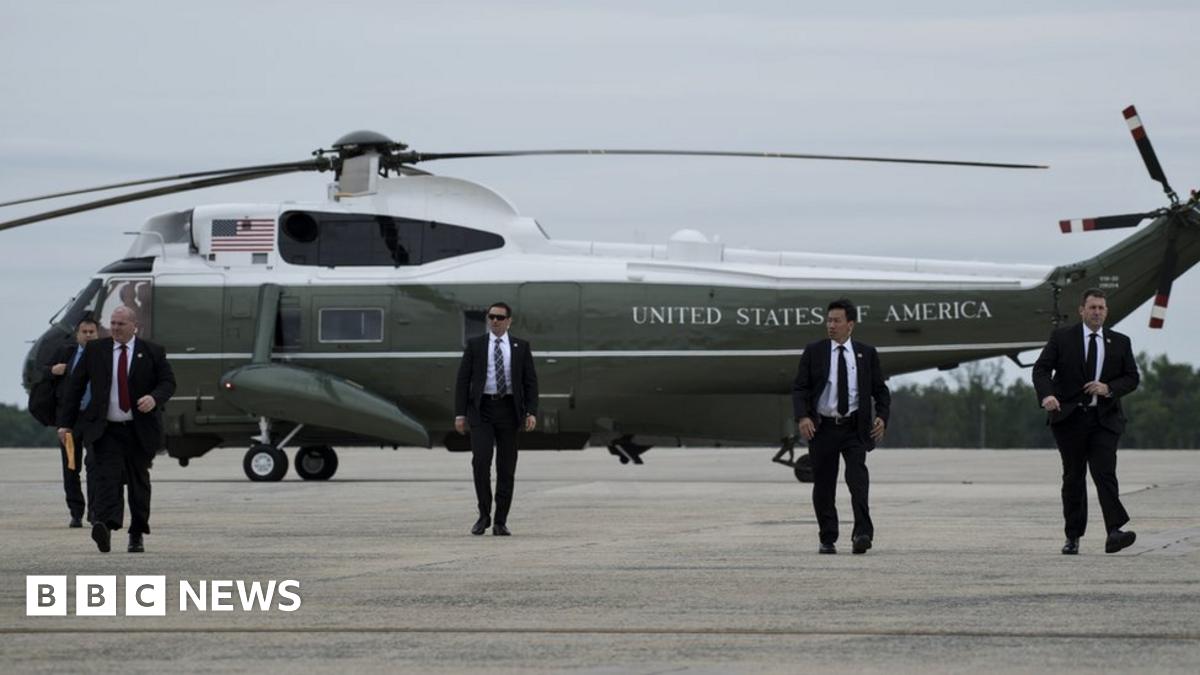 Trump travel drains Secret Service budget - BBC News