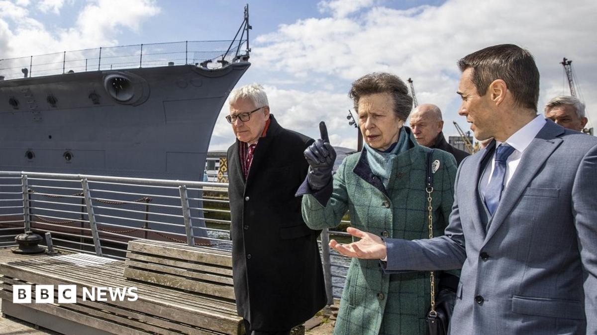 HMS Caroline: Princess Royal reopens World War One ship - BBC News