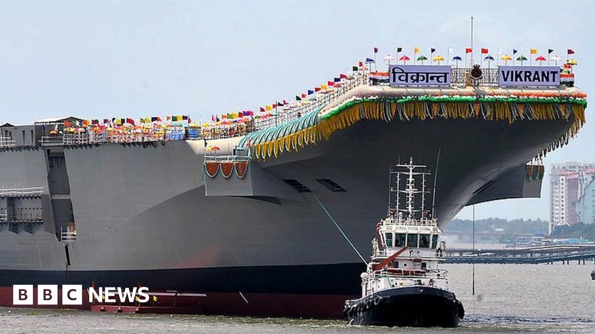 INS Vikrant: Inside India’s newly-commissioned aircraft carrier - BBC News