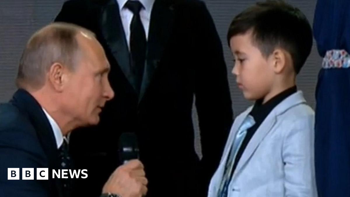 Russia's border doesn't end anywhere, Vladimir Putin says - BBC News