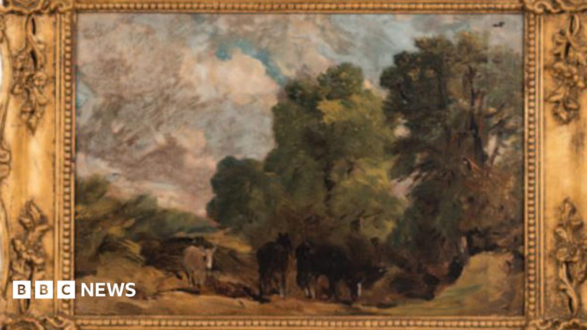 John Constable Suffolk oil sketch sells for £252,000 at Exeter auction ...