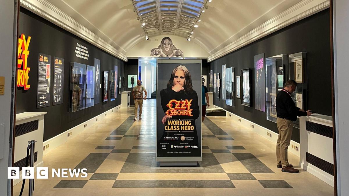 Ozzy Osbourne exhibition in Birmingham extended due to demand - BBC News