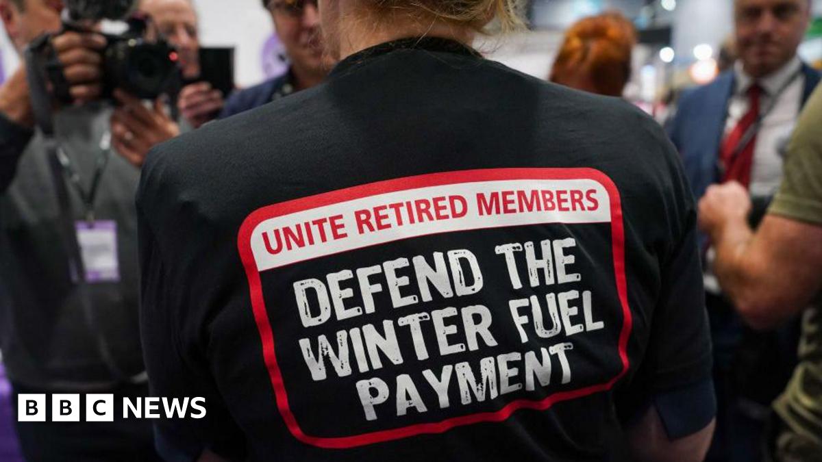 Unite union begins legal action to stop winter fuel payment cuts - BBC News