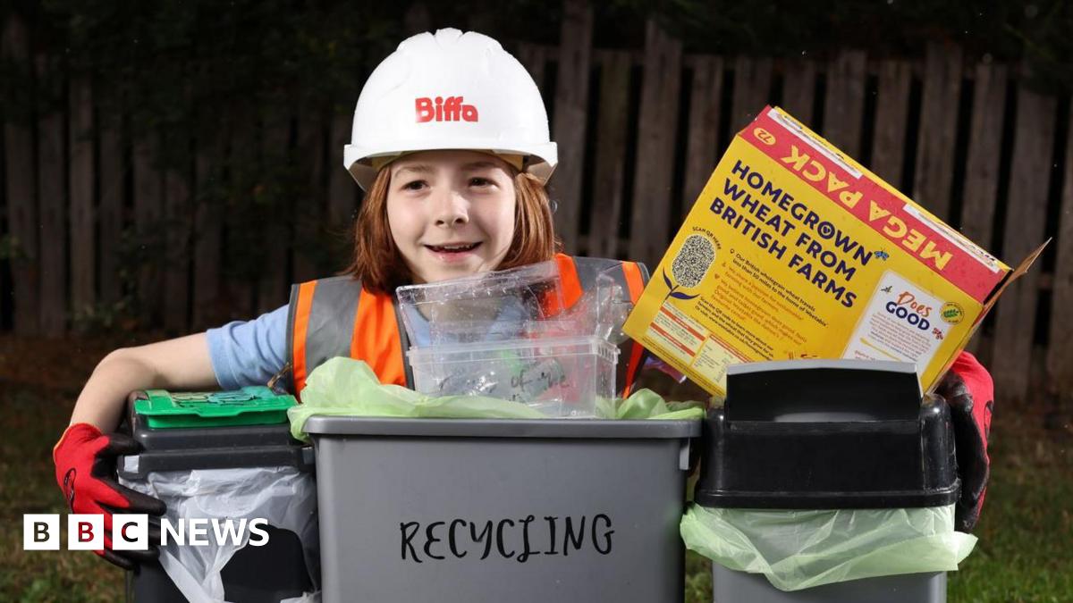 'Binfluencer' son helps Bury family save thousands with recycling - BBC ...