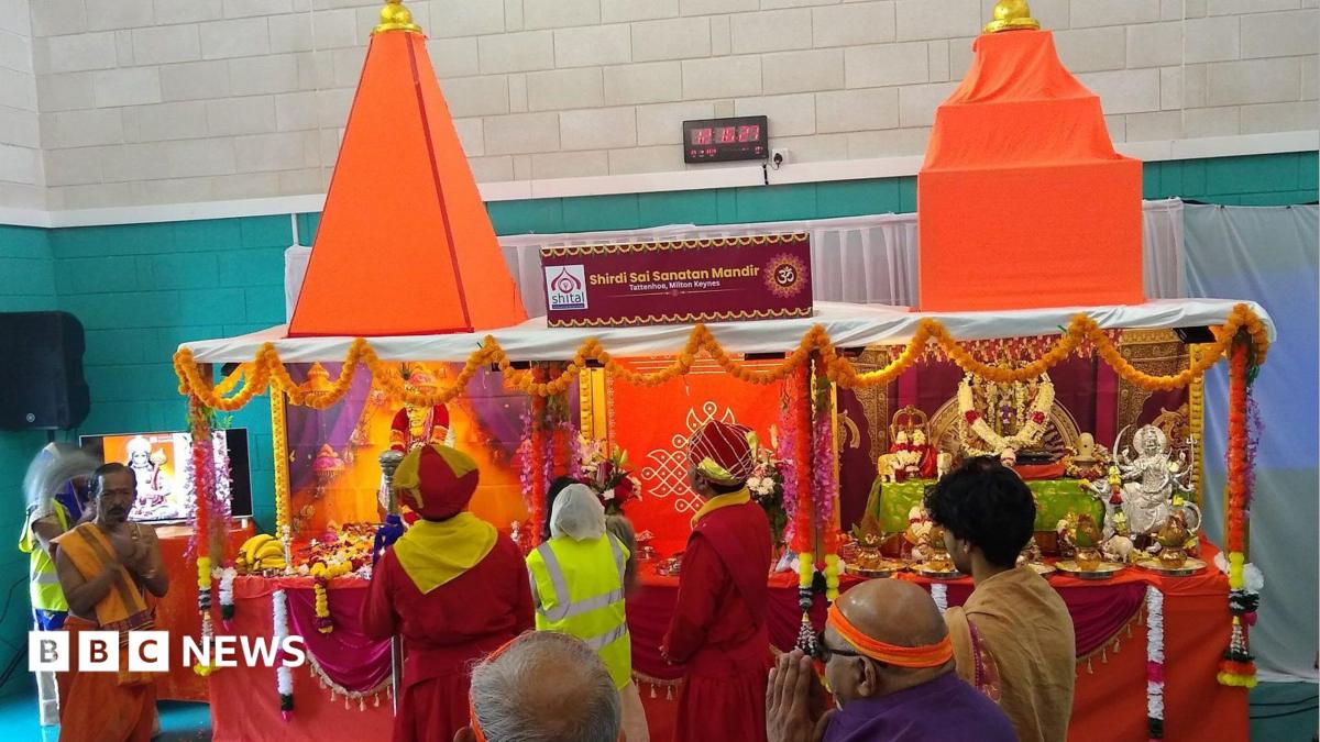 Milton Keynes Hindu temple will be 'open to everyone' - BBC News