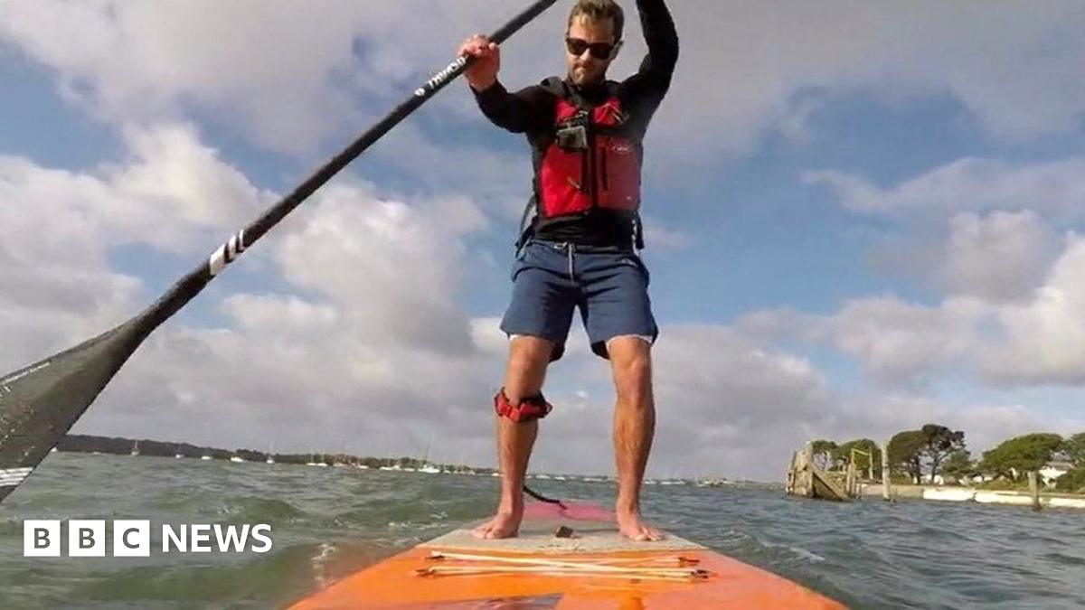 Paddleboarder set for Turkey-Gibraltar Mediterranean challenge - BBC News