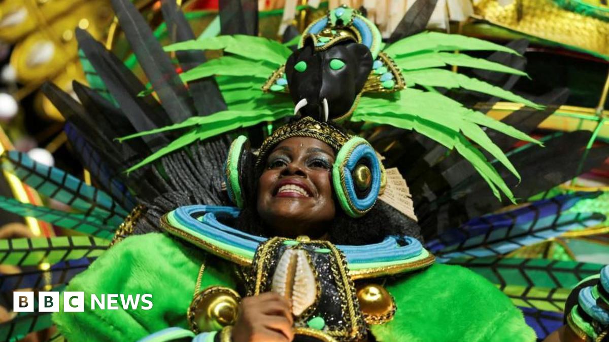 Rio Carnival: Flames, feathers and fangs feature in spectacular parade ...
