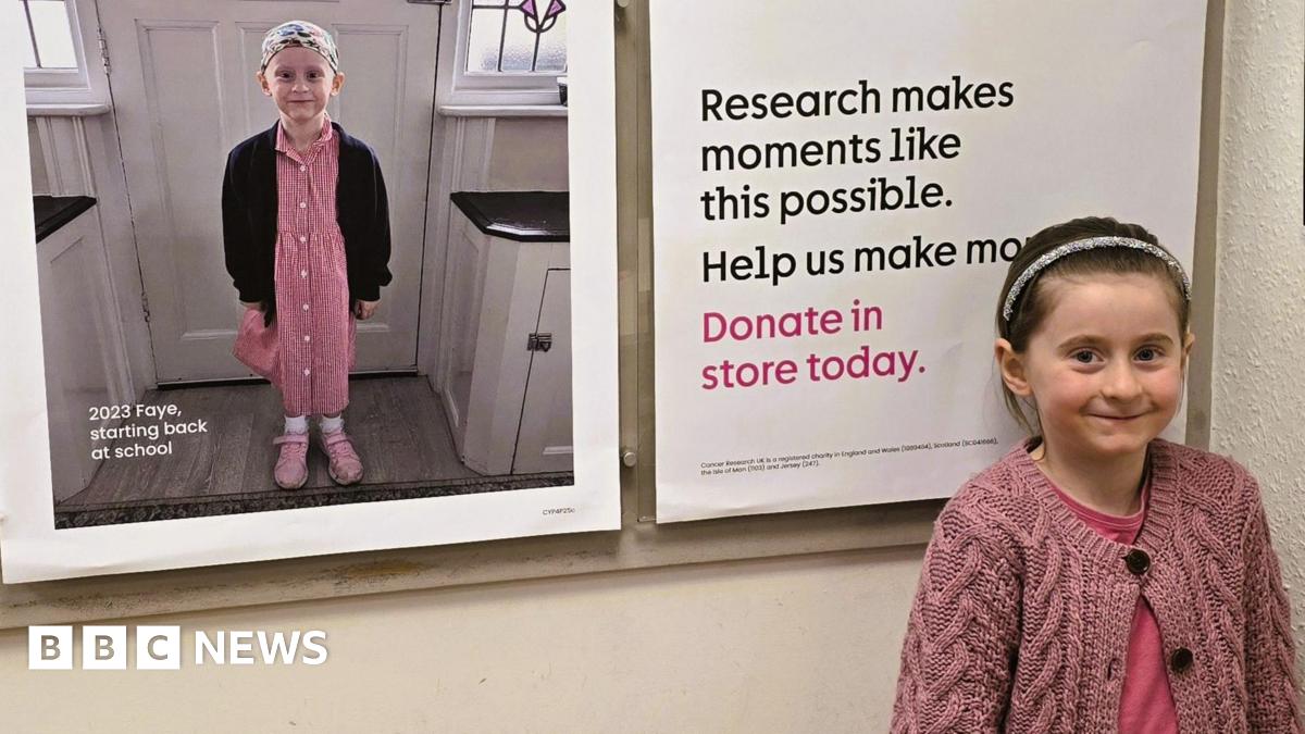 Liverpool girl, 7, chosen to front cancer charity's adverts - BBC News