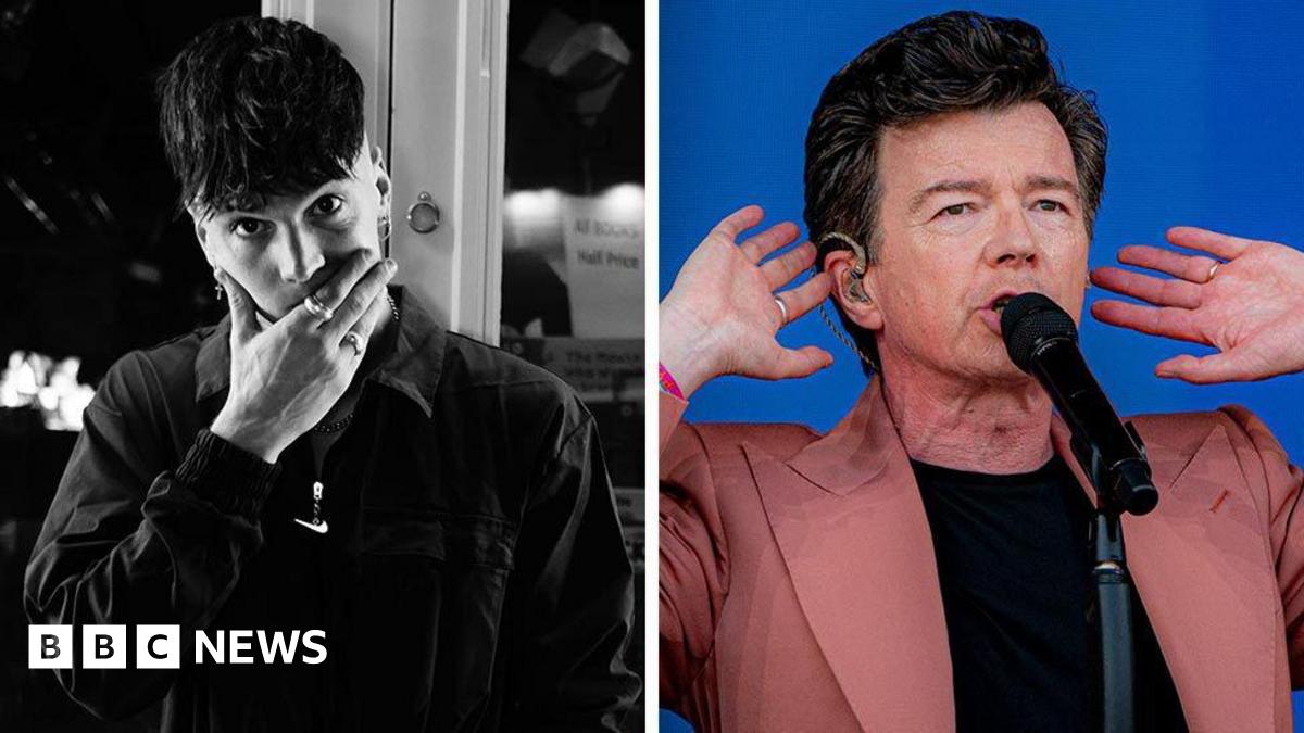 Rick Astley vs Ren: Newcomer album chart challenge to 80s legend - BBC News