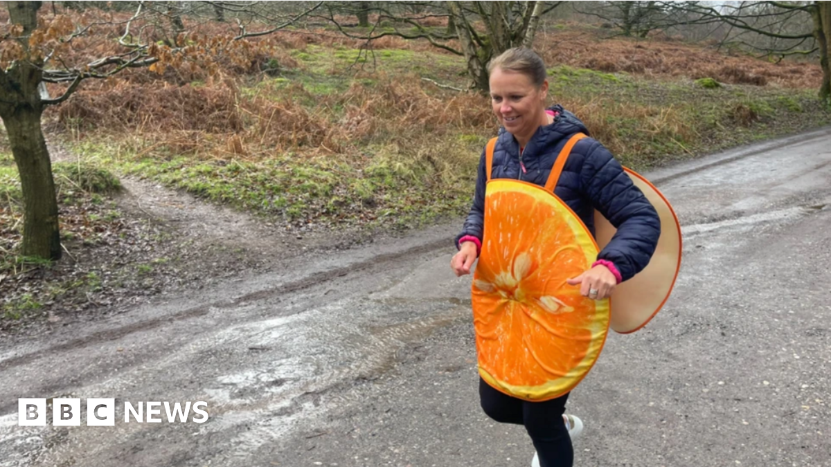 Stafford veteran vows to raise money as a vegetable - BBC News
