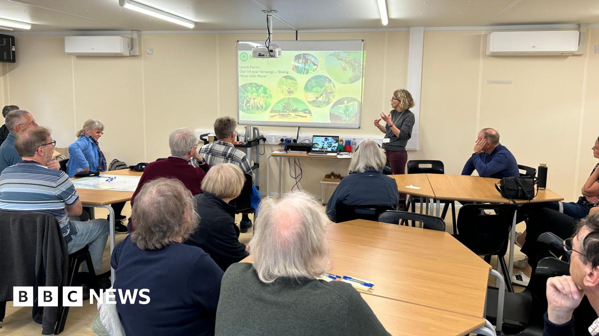 Views heard on controversial Lynch Farm community hub plan - BBC News