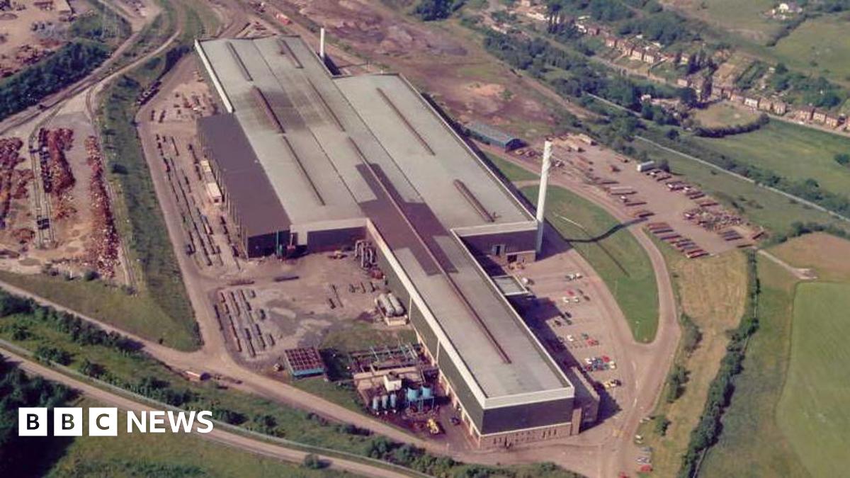 Welsh steel: Brymbo steelworks site revamp shows site's history - BBC News