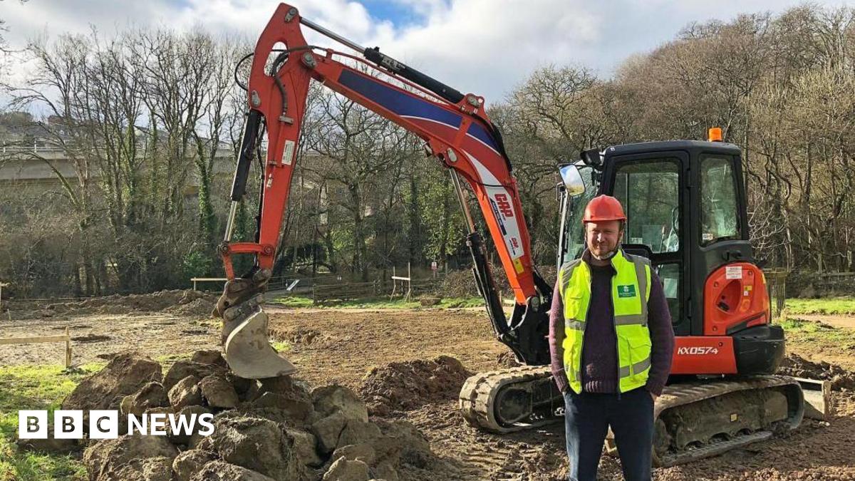 Work begins on nature-friendly farm cabin at Poole Farm, Plymouth - BBC ...