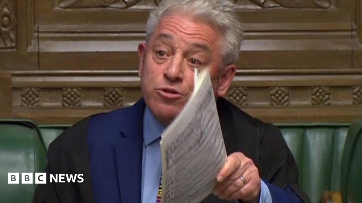 John Bercow: What does Speaker's ruling mean for Brexit? - BBC News