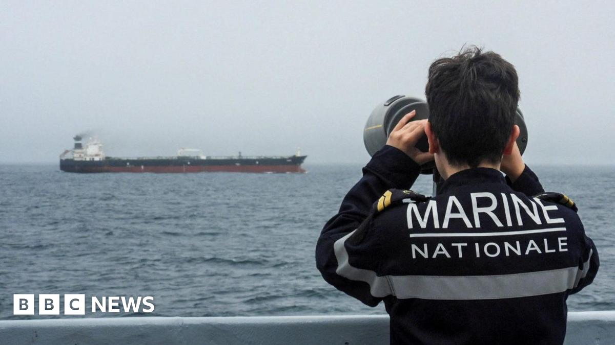 France intercepts sanctioned Russian oil tanker with UK help, Macron ...