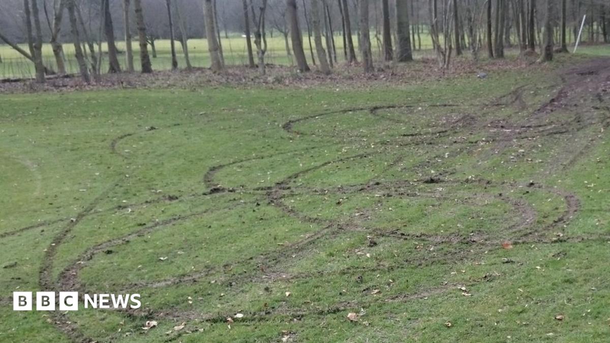 Appeal to trace Dundee golf course vandals - BBC News