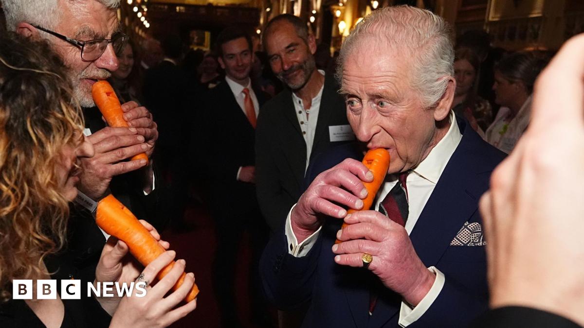 'Seeing the King play a carrot recorder was surreal' - BBC News