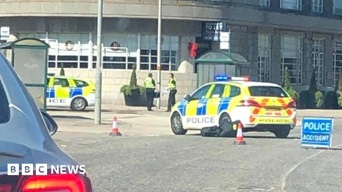 Pedestrian badly injured during Aberdeen police pursuit - BBC News