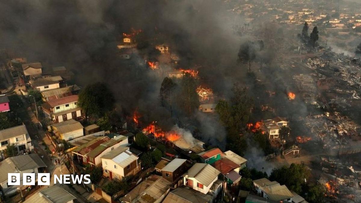 Chile forest fires: More than 100 dead in Valparaíso region - BBC News