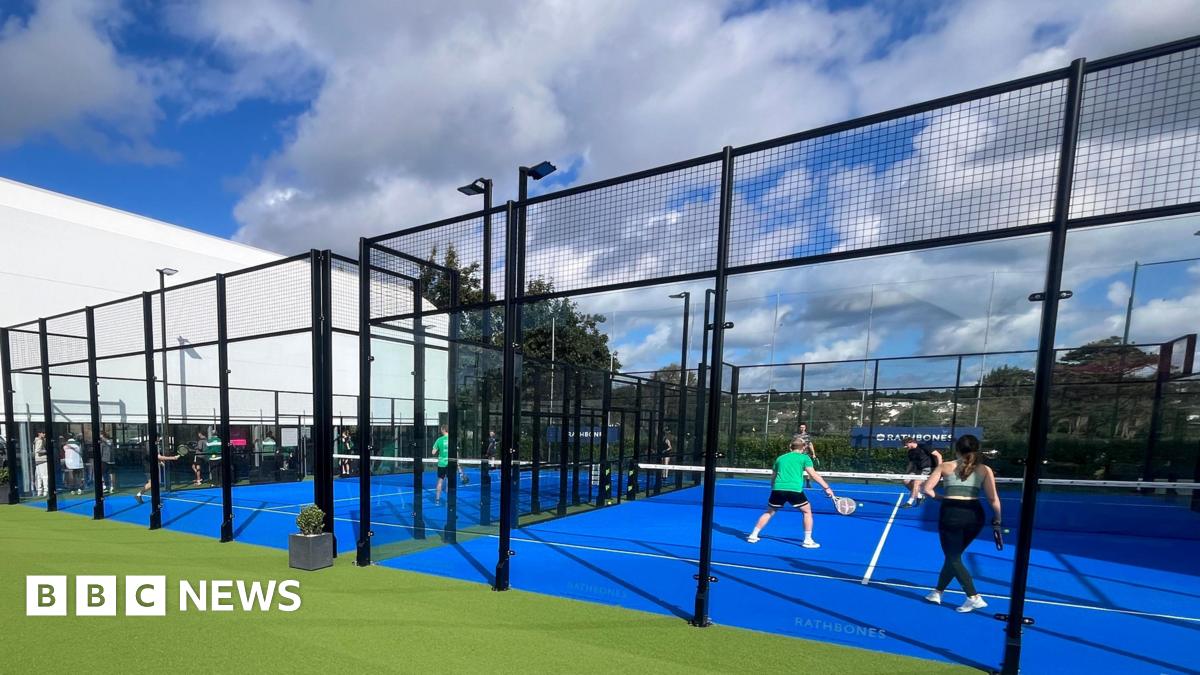 The rise of padel in the Channel Islands - BBC News