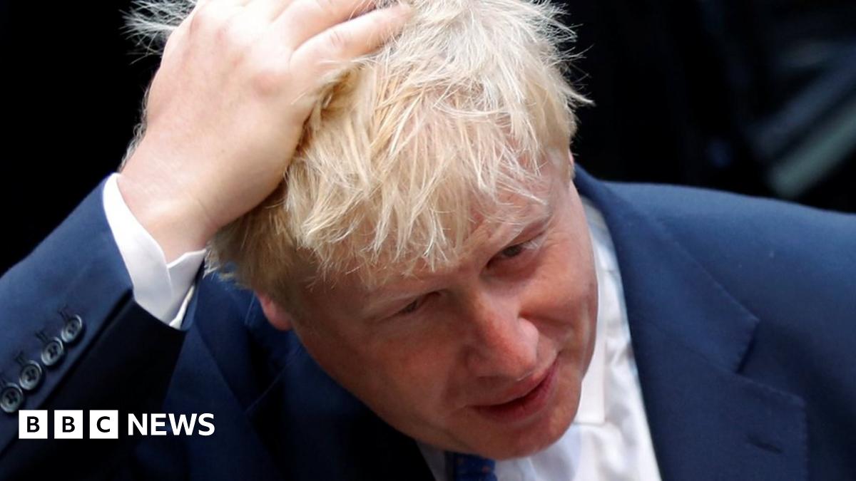 Boris Johnson's awkward debut as foreign secretary in Brussels - BBC News