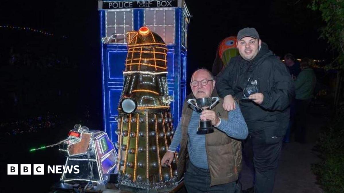 Duo aiming for top spot in this year's Matlock Bath illuminations - BBC ...