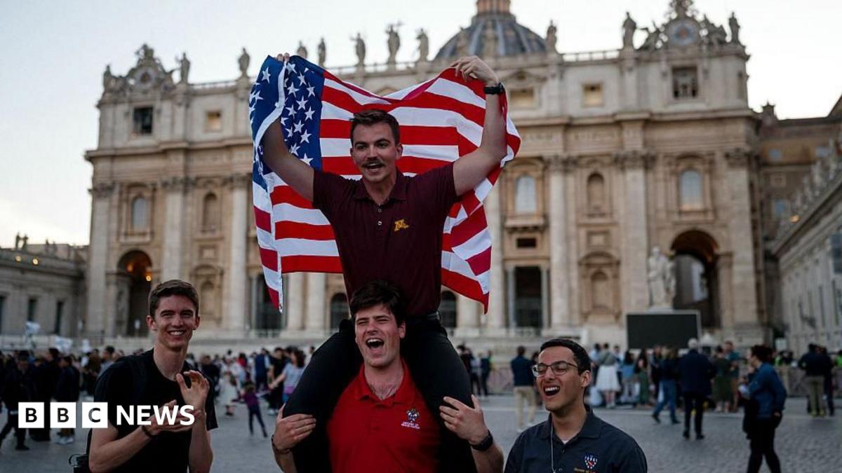 Trump calls election of first American pope a 'great honour' - BBC News