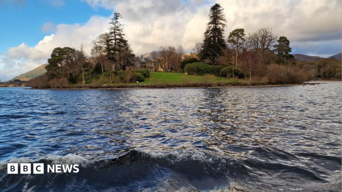 Derwent Island and the eccentric man who built a house on a lake - BBC News