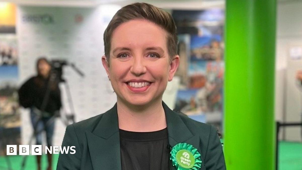 Green Party leader Carla Denyer becomes MP for Bristol Central - BBC News